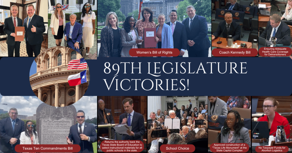 End of TX Legislative Session Highlights Press Release: Expert Analysis ...