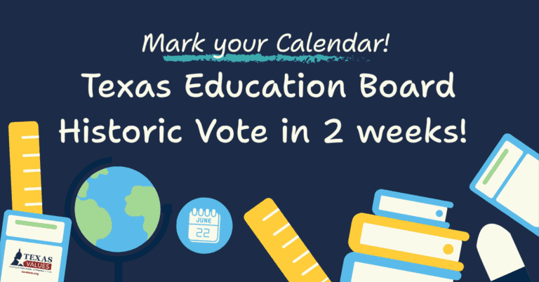 Mark your Calendar! Texas Education Board Historic Vote in 2 weeks ...